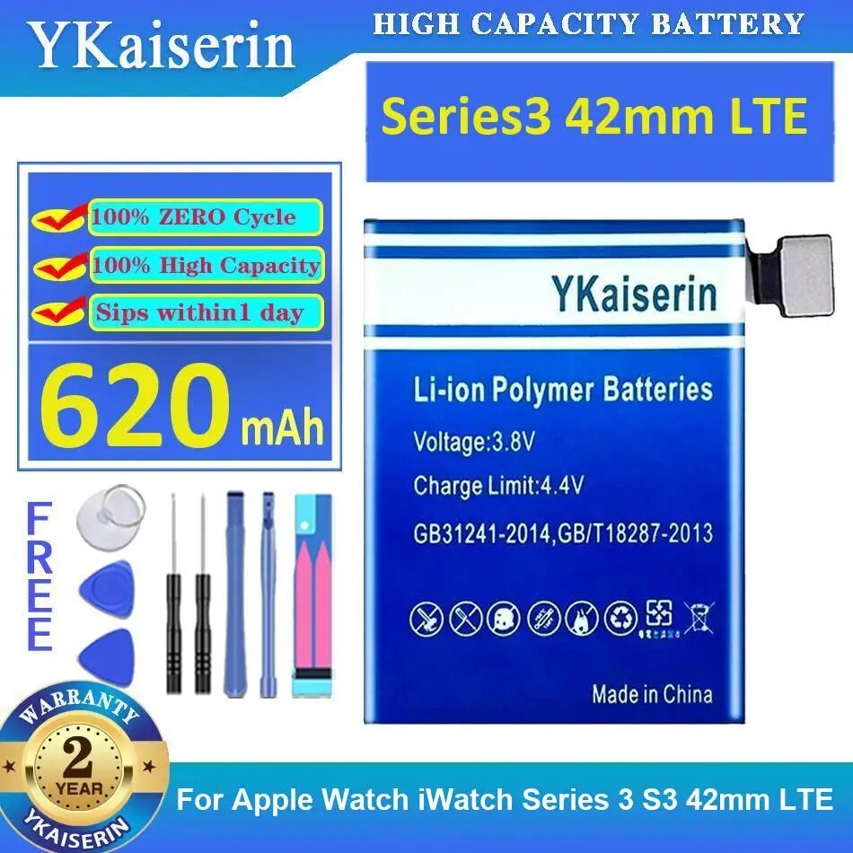 Аккумуляторы для часов Apple Watch iWatch Series 3 S3 42mm