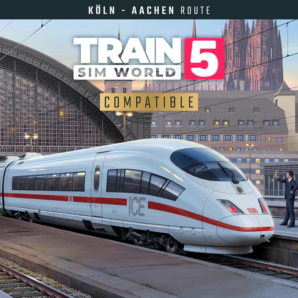 Дополнение Train Sim World 5: Schnellfahrstrecke Köln-Aachen, цифровое издание PlayStation 4 и PlayStation 5, регион Турция / код пополнения баланса
