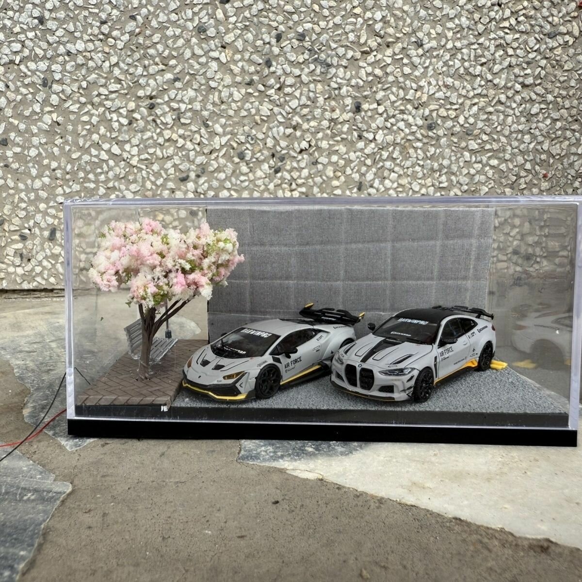 Car Bay Гараж для машинок 1:64. ручная работа (Без модели автомобиля). Игрушечный гараж для моделек. Подарок мальчику