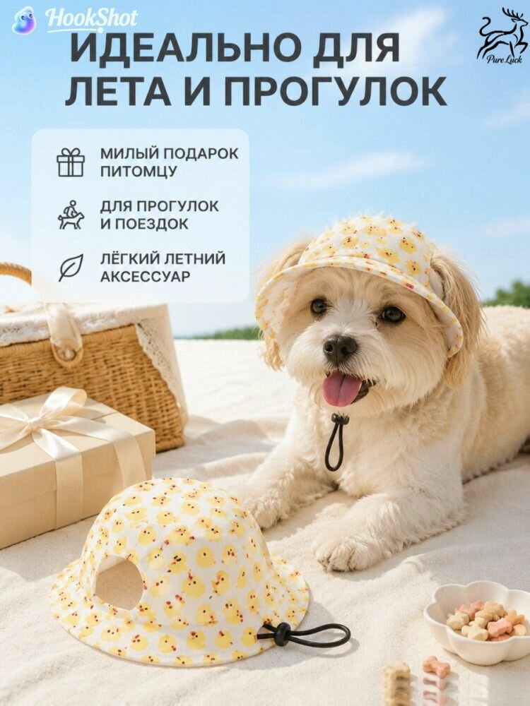 Дышащая шапка для питомцев с ушками, летний вариант шапка с ушками летняя шапка питомцев шапка питомцам ушки