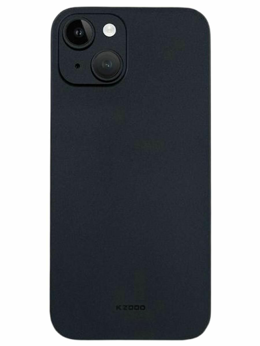 Чехол на iPhone 14, Air Skin ультратонкий пластик, черный