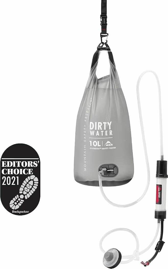 Фильтр для воды MSR Guardian Gravity Purifier 10 л гравитационный очиститель воды от вирусов, бактерий и простейших для походов, кемпинга и экспедиций