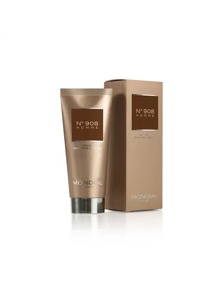 Крем для бритья мужской mondial 908 homme 100 мл в тубе