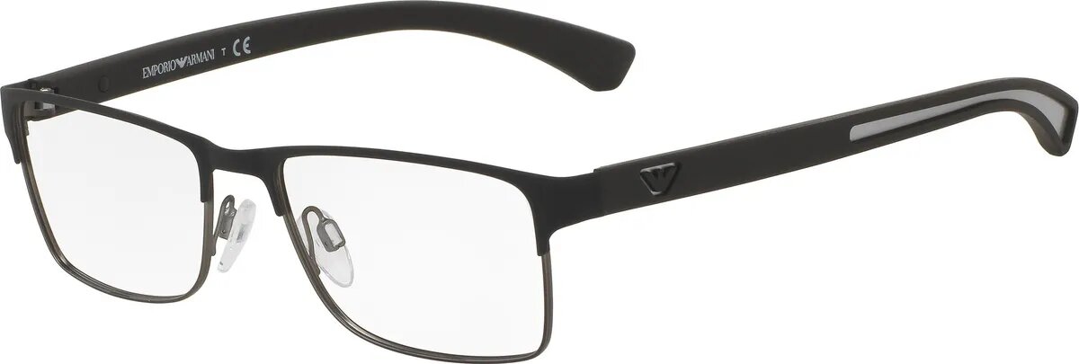 Оправа EMPORIO ARMANI 0EA1052 3094, тип оправы ободковая, материал оправы металл, пол мужские, форма оправы прямоугольная