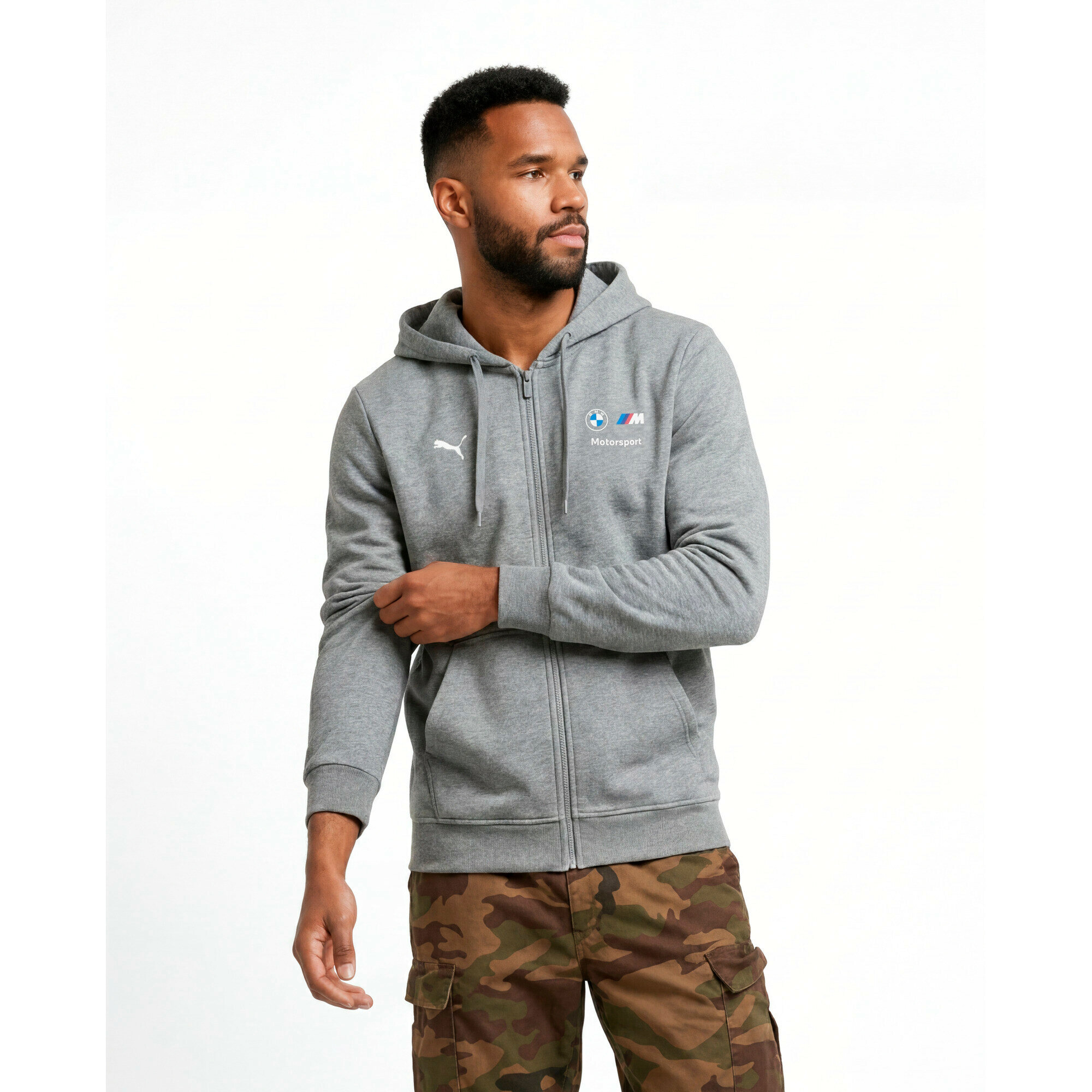 Толстовка спортивная PUMA BMW MMS Ess Fleece Jacket, 1 шт.