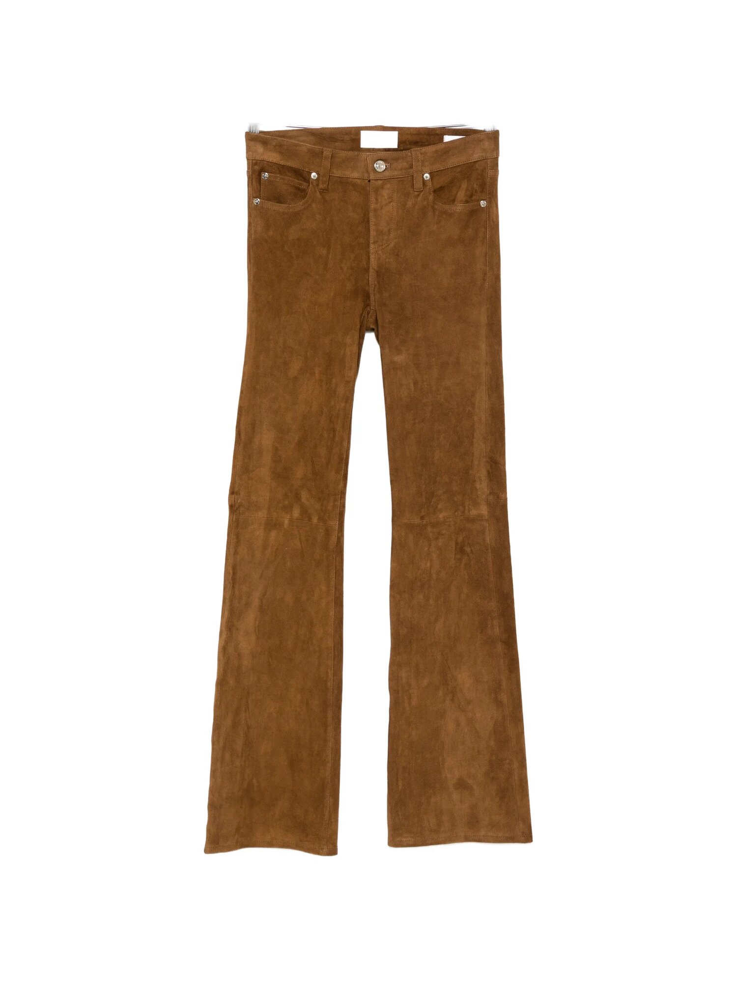 Брюки The Rodeo suede flared trousers