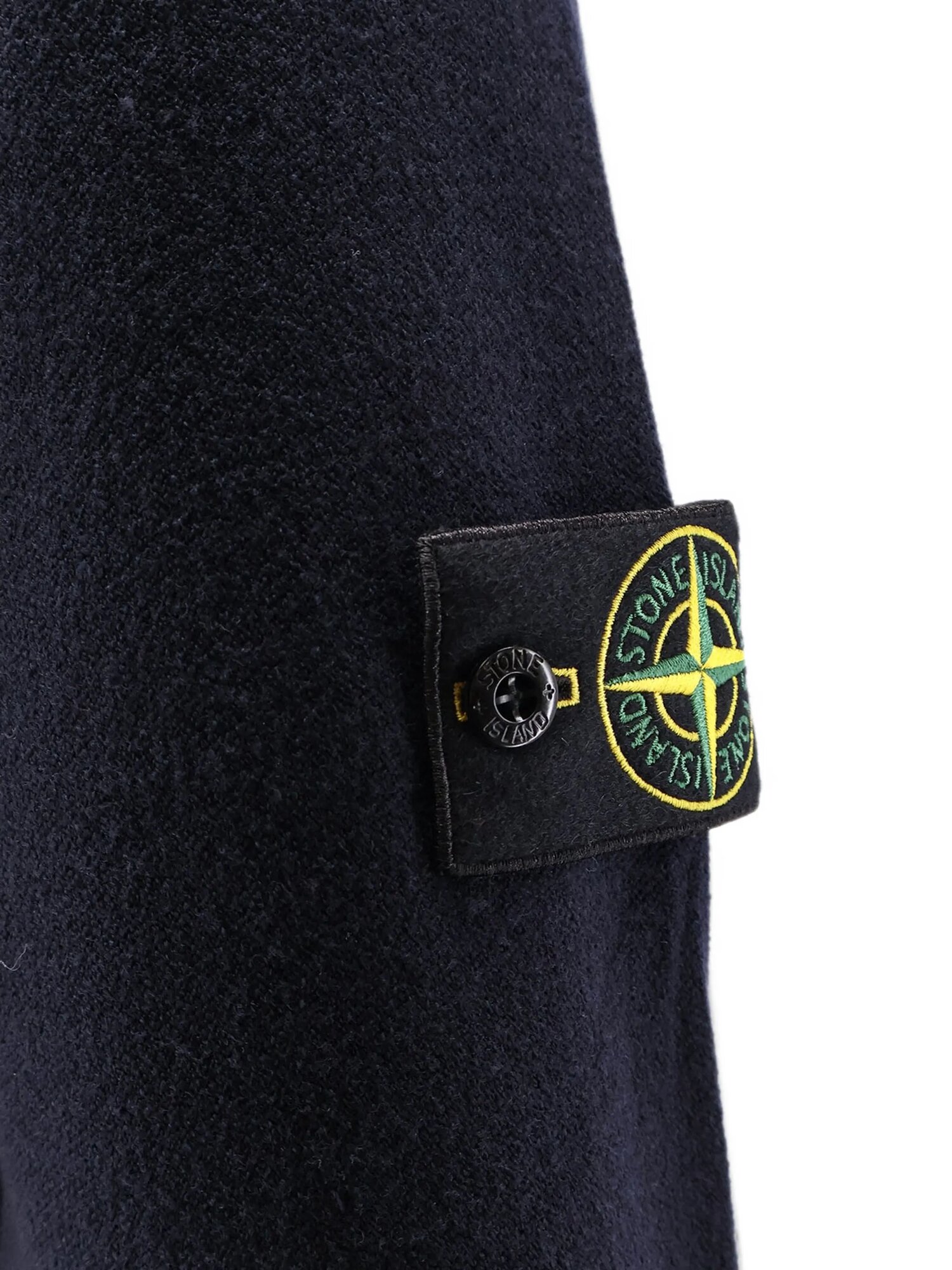 Худи Stone Island Logo-patch zip-up hoodie, размер S — фото 1