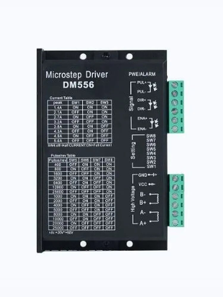 Микрошаговый привод DM556 5.6A для Nema17 Nema23 шаговых двигателей напряжение питания DC 20 - 50V CNC 1 Axis