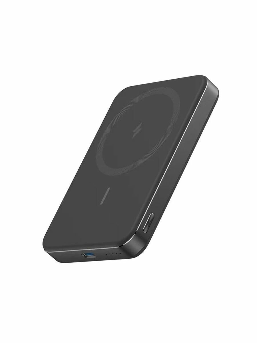 Внешний аккумулятор Anker Nano Power Bank 10000 мАч (A1113), магнитная беспроводная зарядка Qi2 15 Вт, USB-C 30 Вт, MagSafe, черный