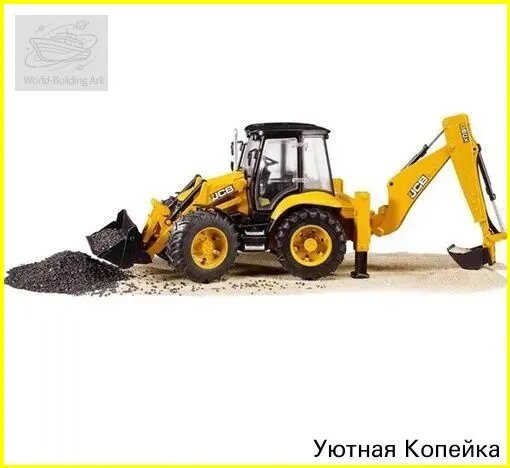 Игрушка Bruder Экскаватор-погрузчик JCB 5CX eco, арт. 02454