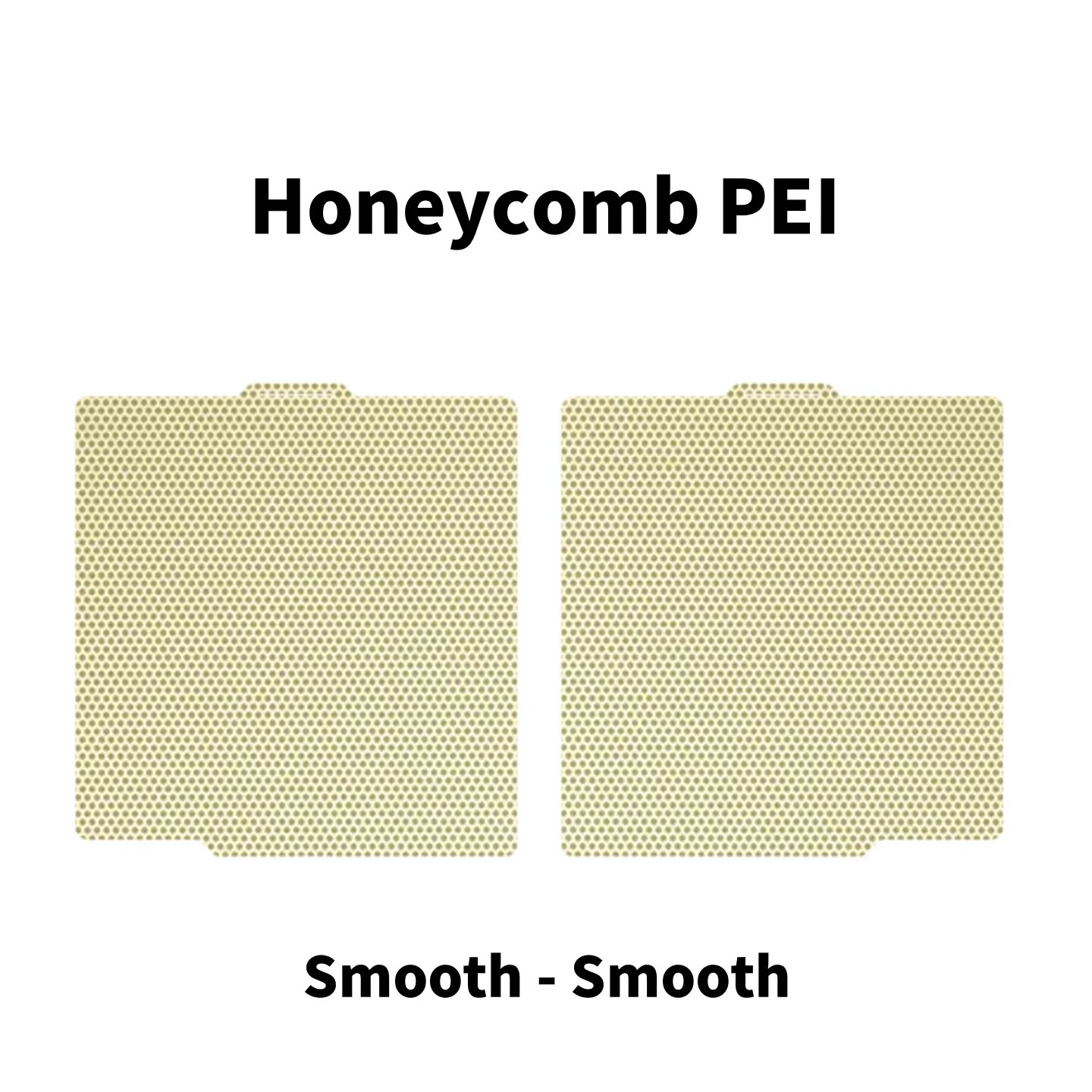 Текстурированная пластина PEI для Bambu Lab X1 Carbon Бежевый, PEI Honeycomb