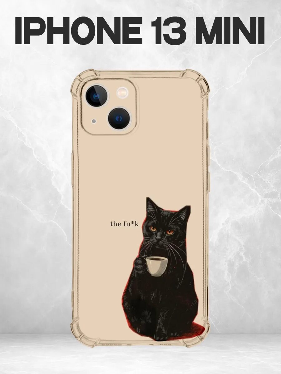 Чехол на IPHONE 13 MINI с принтом PINTEREST Котики