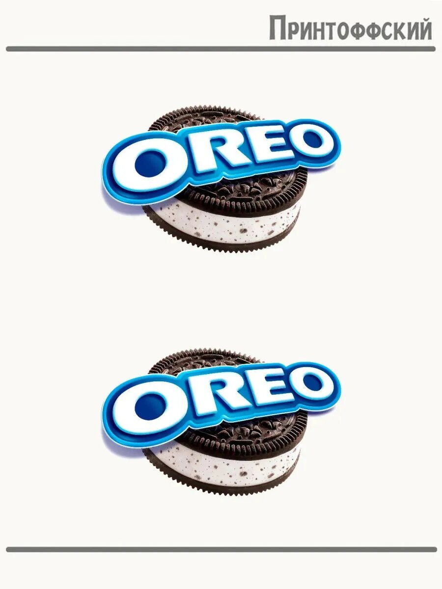 2-е (Две) Термонаклейки oreo печенье орео сладости