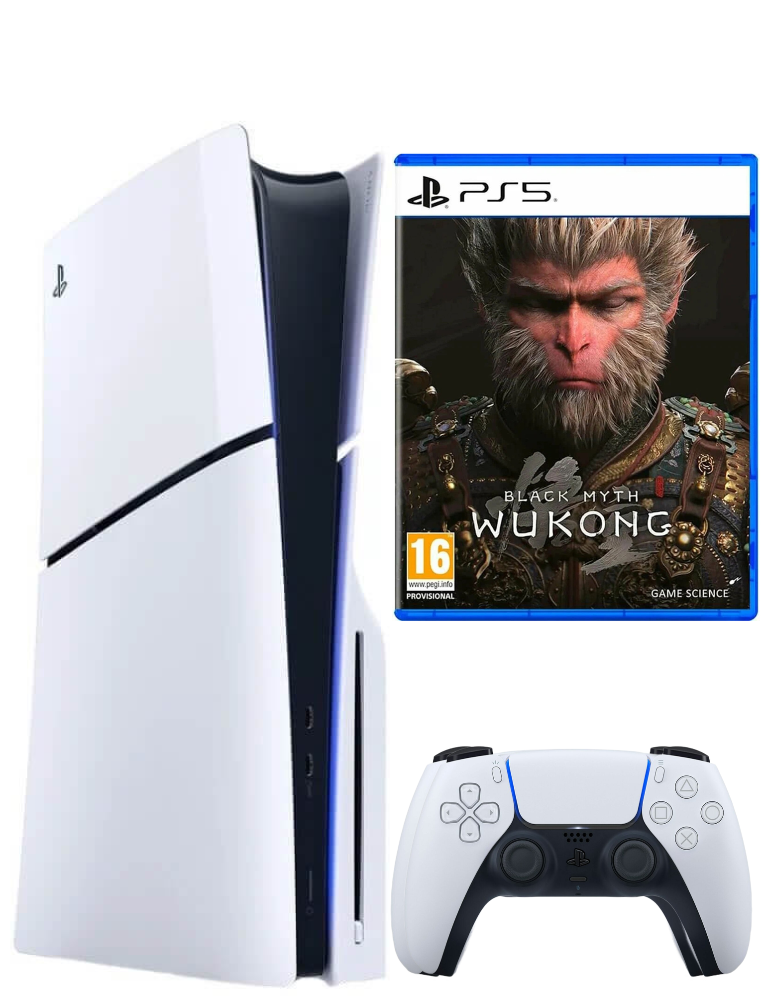 Игровая приставка Sony PS 5 Slim Disc ,1ТБ(с дисководом)+Игра Black Myth: Wukong