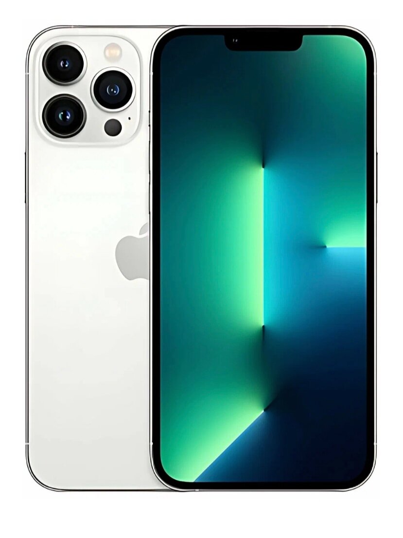 Смартфон Apple iPhone 13 Pro Max 512 ГБ, Dual: 2 nano‑SIM, Белый, Глобальная версия без RuStore.