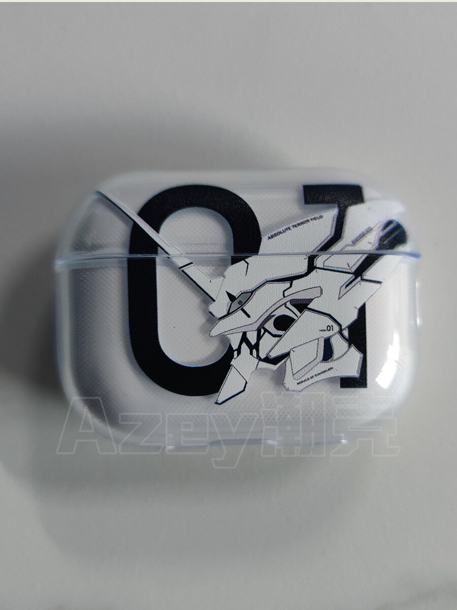 Мягкий защитный чехол EVA Evangelion для наушников Apple AirPods 2 Pro и AirPods 4.