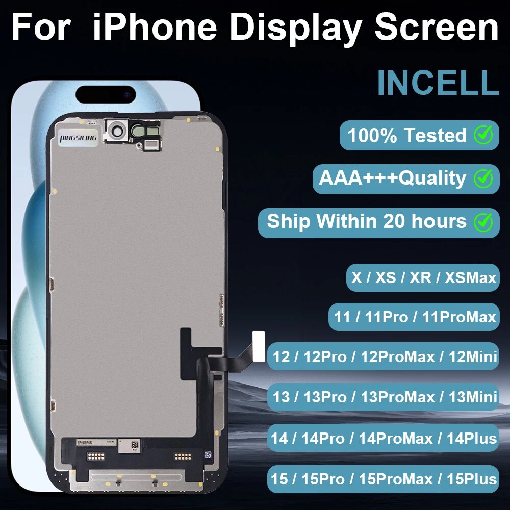Экран для iPhone XR INCELL, 3D сенсорный