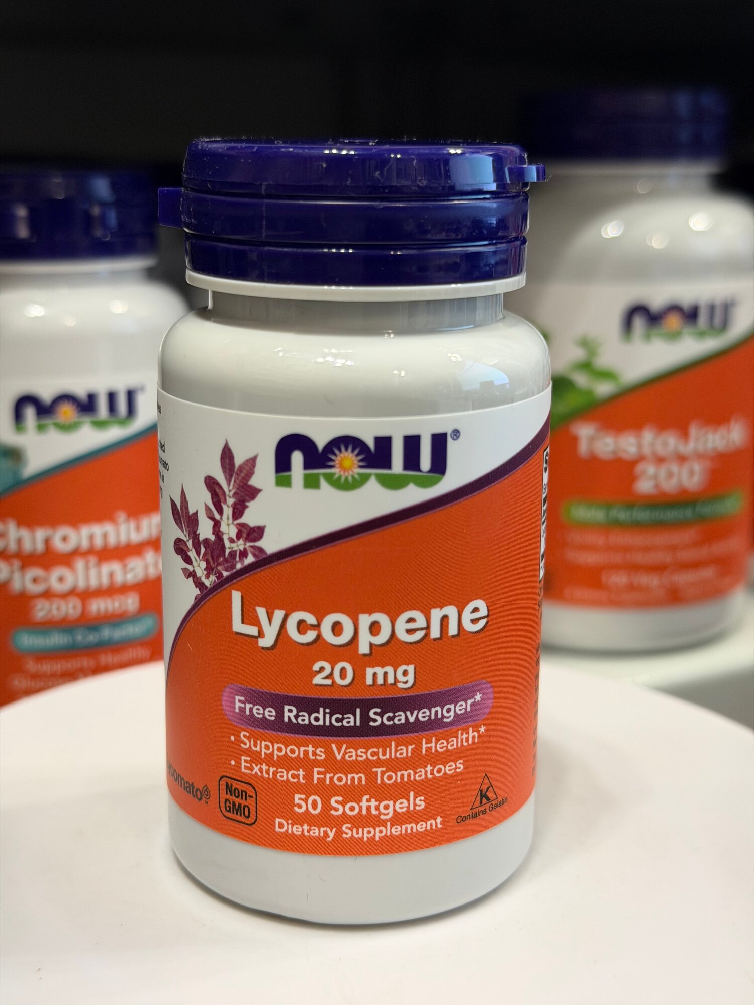 NOW Lycopene 20 mg - Ликопин Для антиоксидантной защиты 50 гелевых капсул