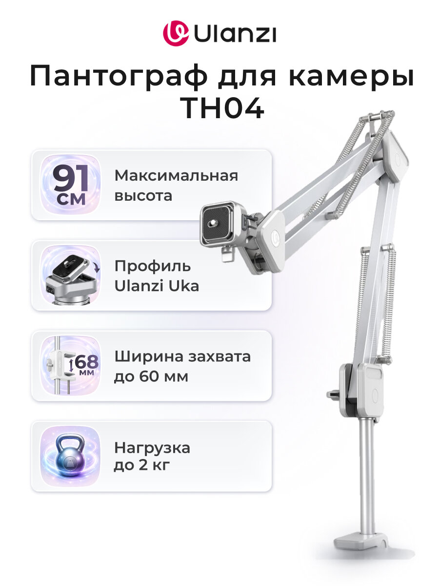 Пантограф для камеры Ulanzi TH04