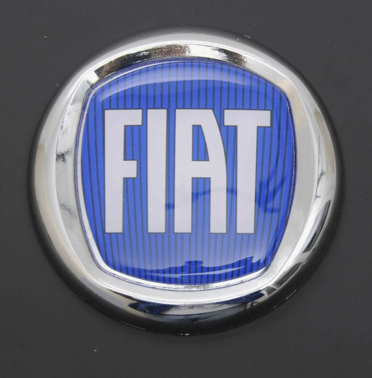 Эмблема Fiat 120 мм синий