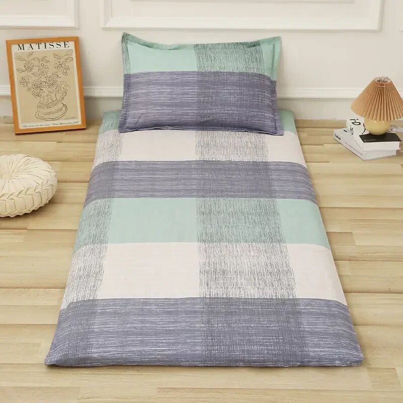 Защитный чехол для матраса с геометрическим принтом, Polyester, 90x190cm 1pc, Picture color-1