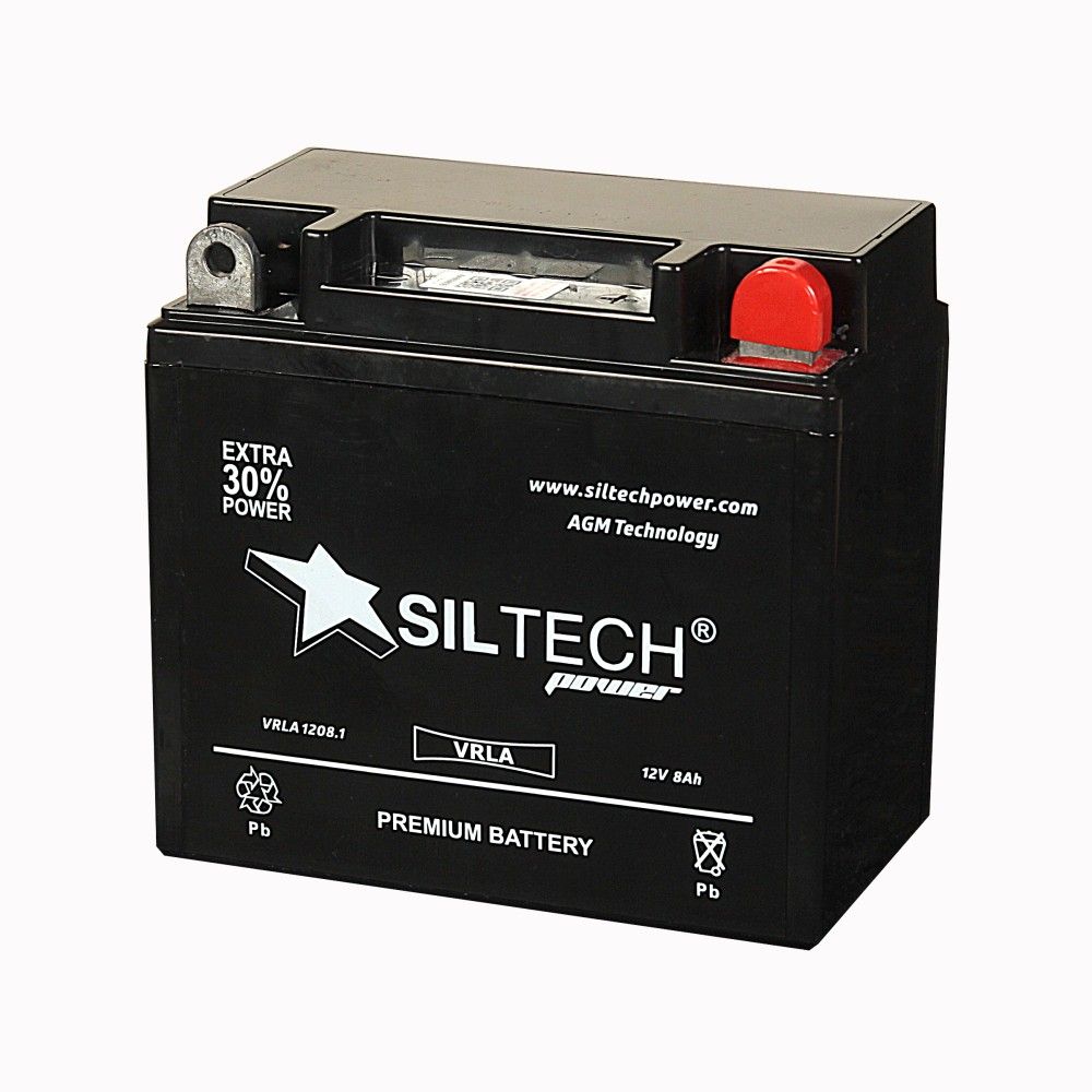 Аккумулятор Siltech vrla 1208.1 12v8ah (12n7-3b) о. п.