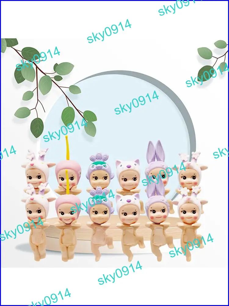 Коллекционная фигурка Sonny Angel в стиле мультфильма, коричневый цвет, высота 14 см, игрушка для детей и коллекционеров