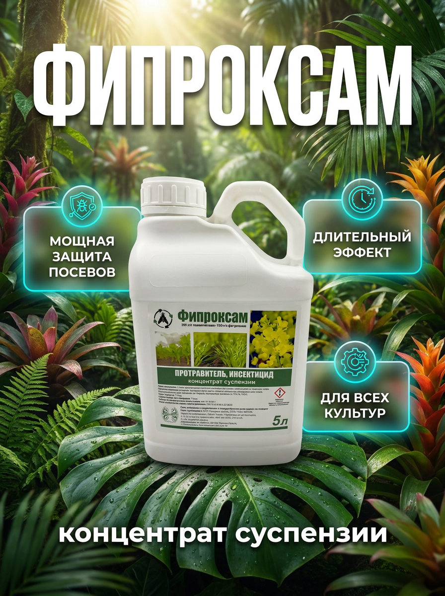 Инсектицид Фипроксам КС от вредителей почвы и всходов 5л Фипроксам КС_5л•Инсектициды