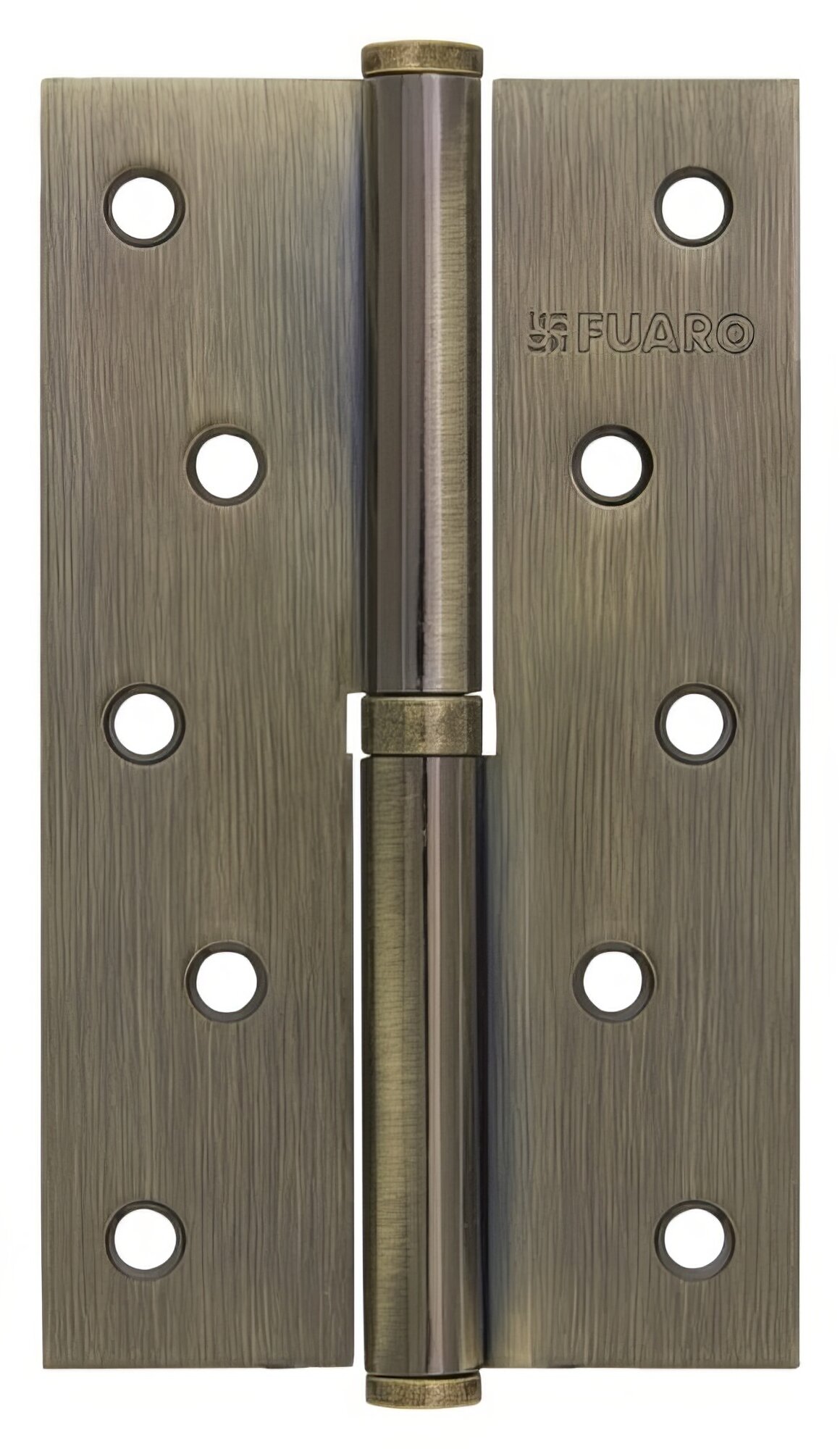 Петля съёмная левая S125413L-AB/BL, 125x75 мм, сталь, цвет бронза