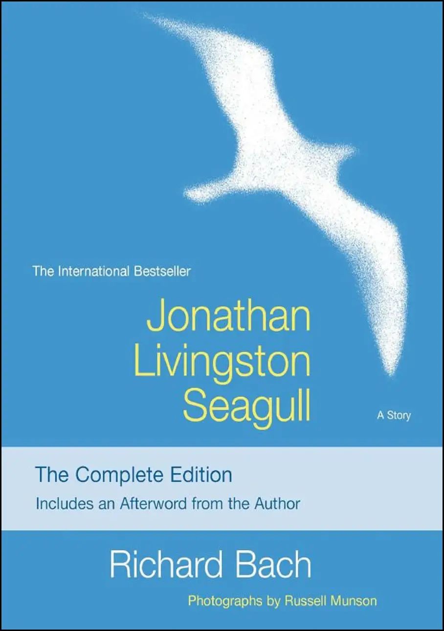 Jonathan Livingston Seagull by Richard Bach, Inspirational Fable Novel, Complete Edition Paperback
