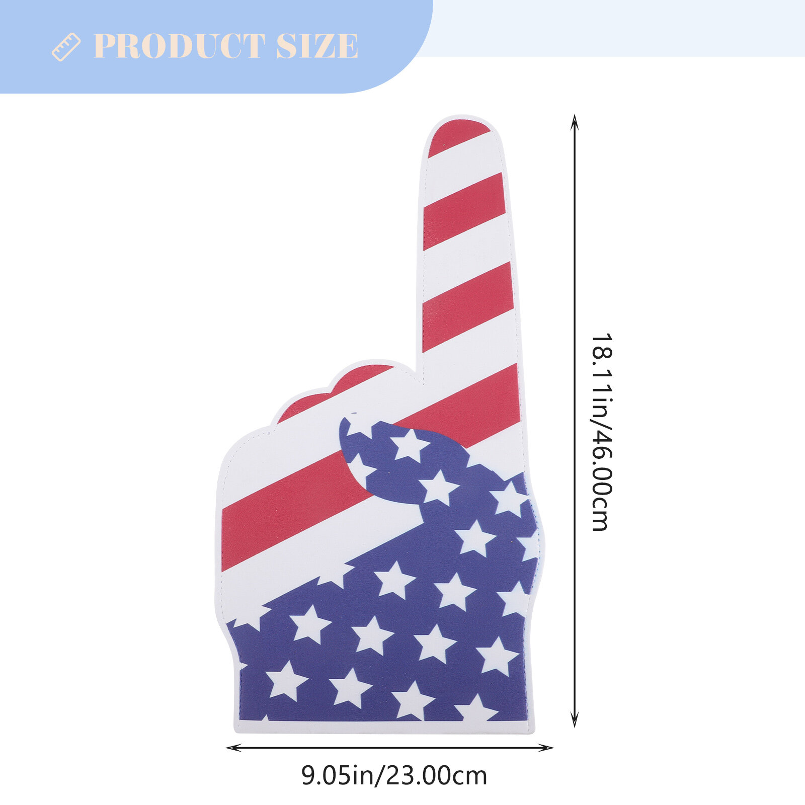Пенопластовый Палец Для Спортивных Мероприятий И Вечеринок 46.00X23.00X0.50Cm