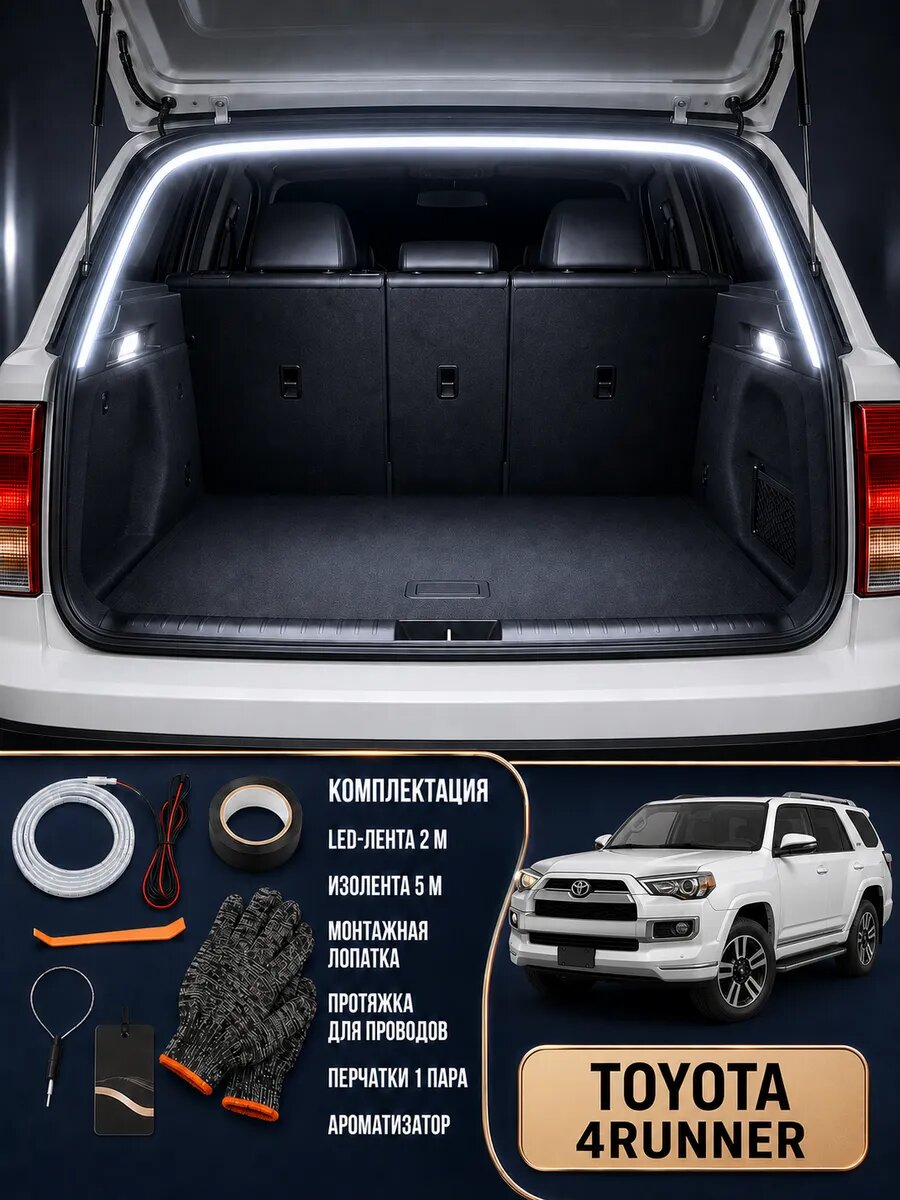 Светодиодная лента в багажник Toyota 4Runner