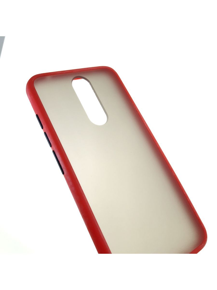 Чехол MF для Redmi 8 Накладка силиконовая с матовой пластиковой спинкой