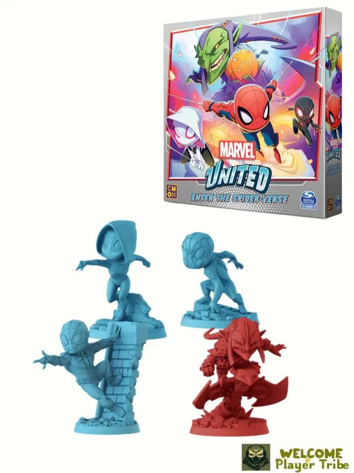 Настольная игра Marvel United: Войдите в мир пауков