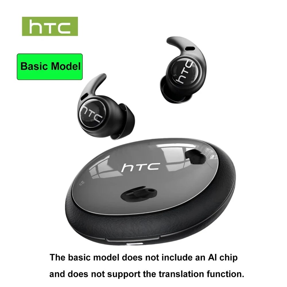 Наушники HTC NE76 с ИИ для сна Черный, Black