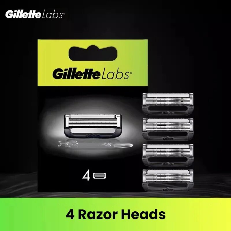 Лезвия Gillette Labs для бритвы Aurora 4 шт