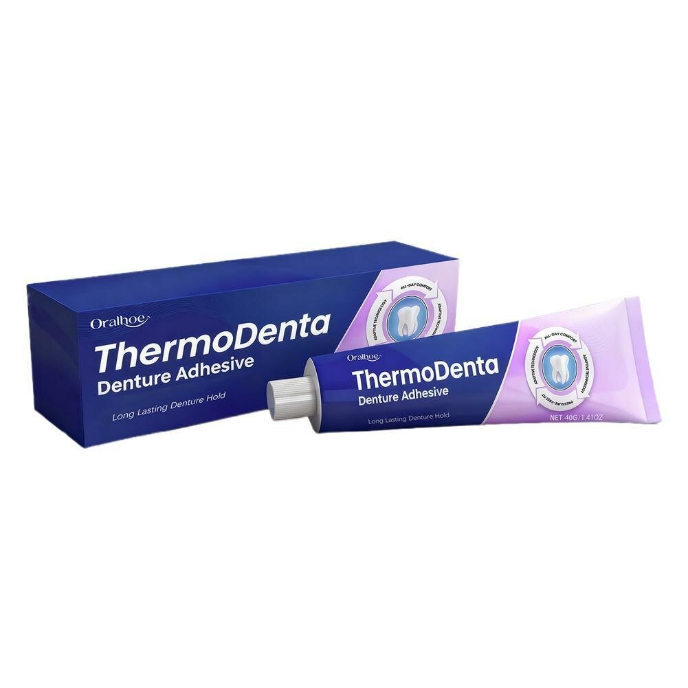Oralhoe ThermoDenta Фиксирующий крем для зубных протезов, 40 г