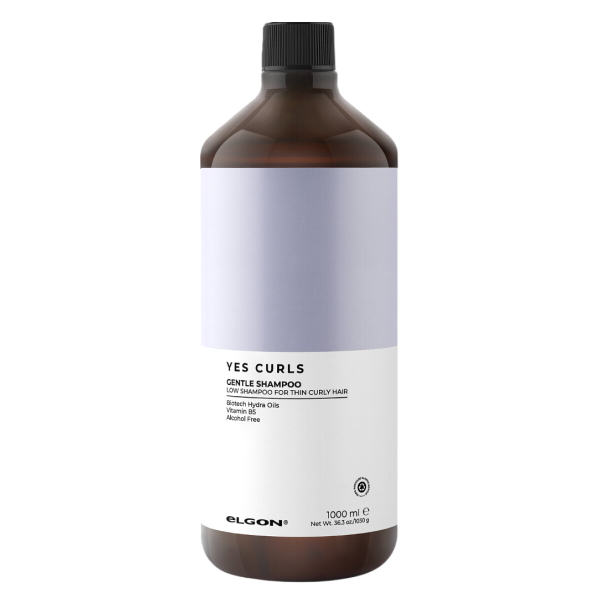 Шампунь для кудрявых волос ухаживающий Elgon Yes Curls Gentle Shampoo, 1000 мл