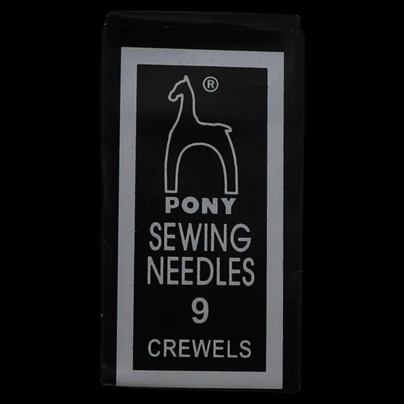 Швейные иглы Pony Crewels 9, черные