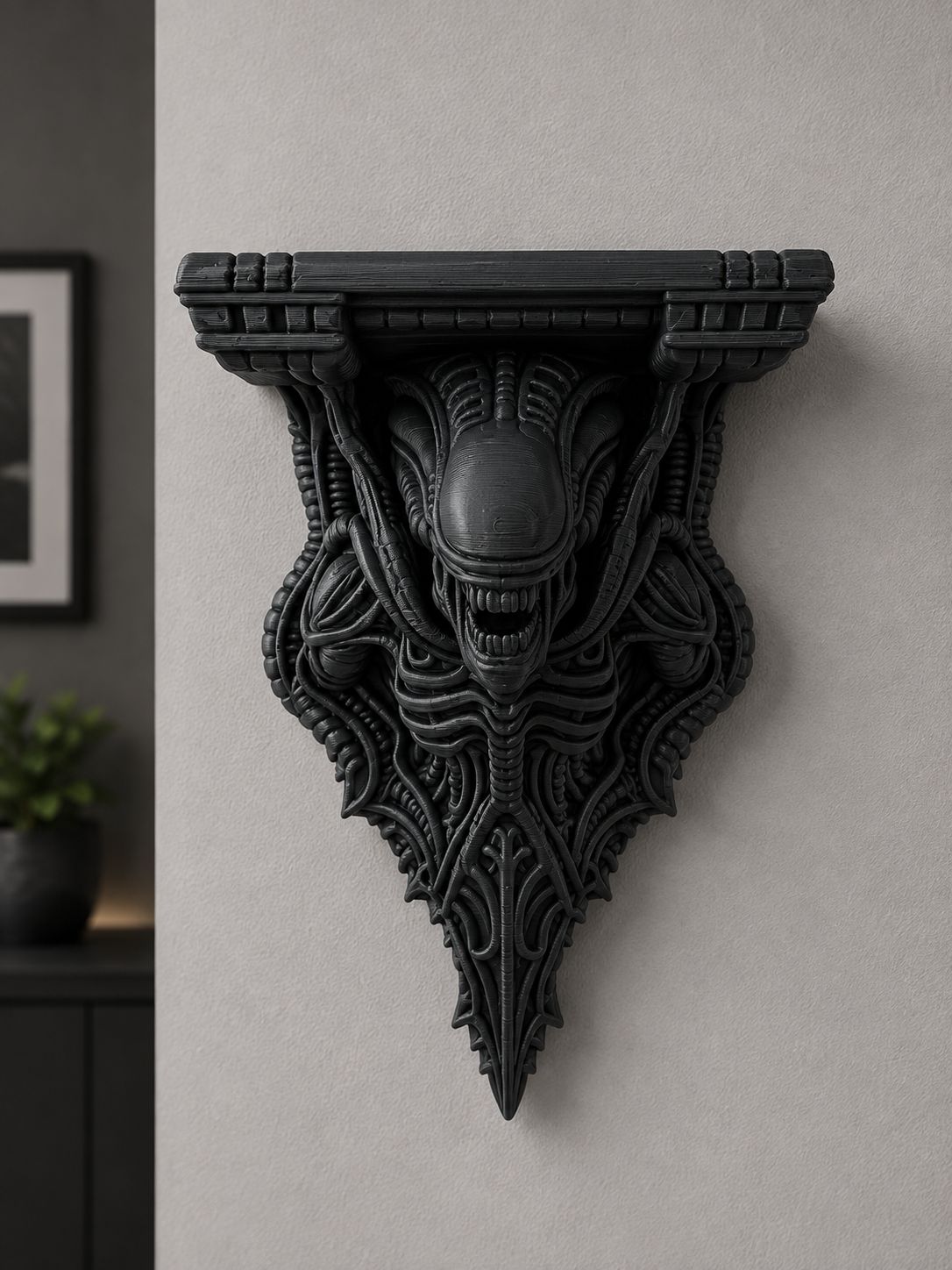 Декоративная полка "Чужой/Alien v3" под покраску