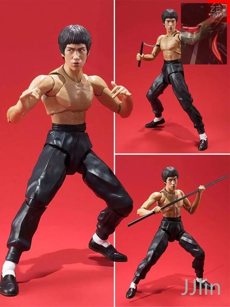 Фигурка Звезда кунг-фу Брюс Ли 50th / Bruce Lee 14cm