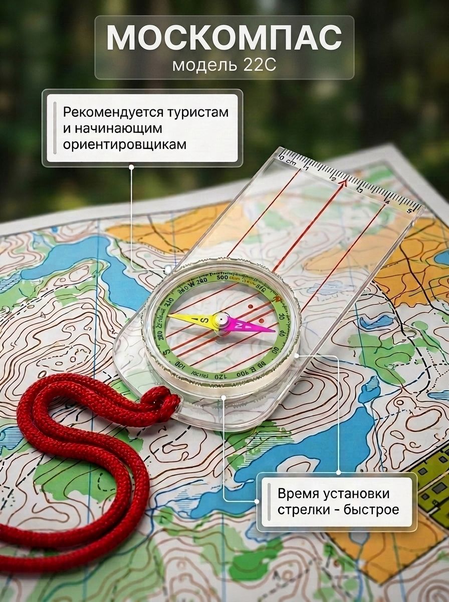 Компас Москомпас 22C (Турист, планшет)