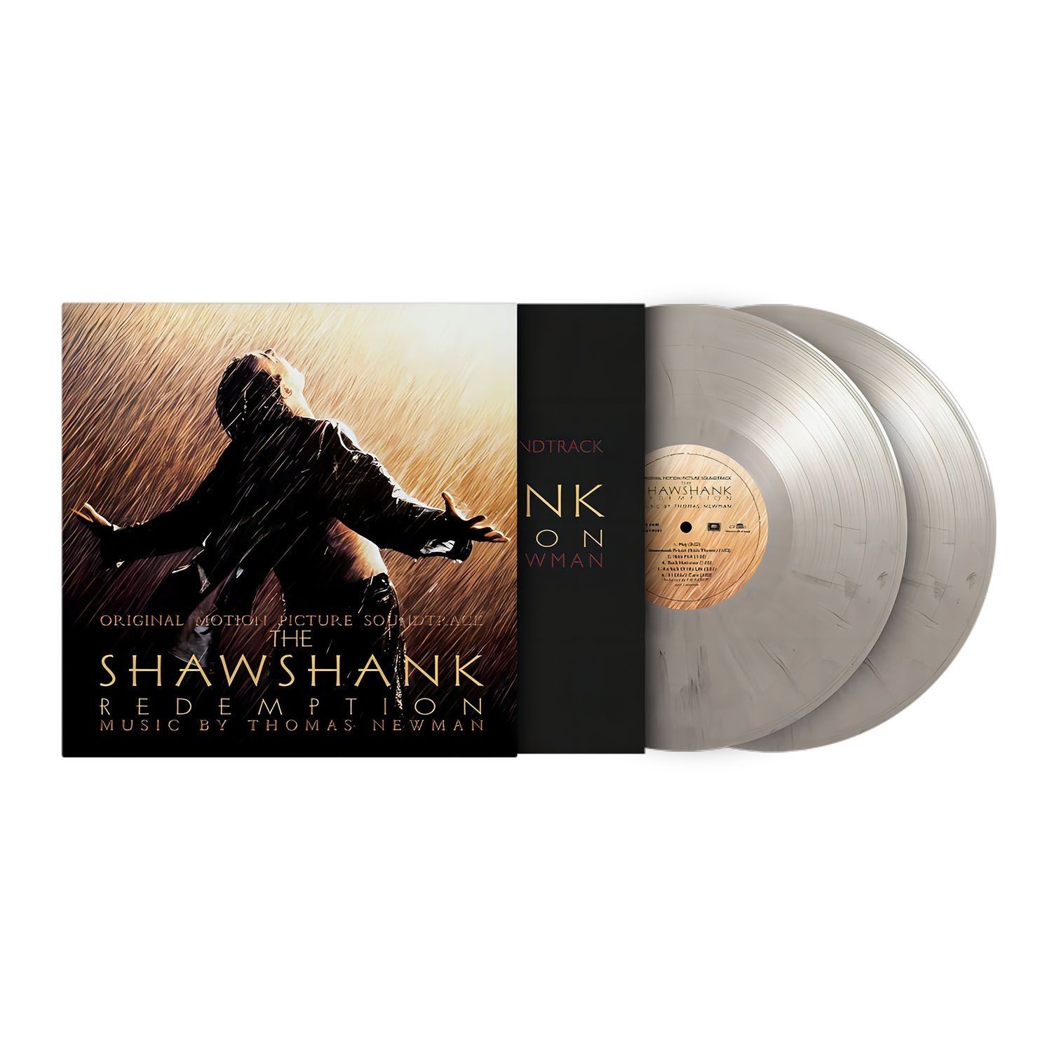 Виниловая пластинка Thomas man - The Shawshank Redemption 2 x Vinyl, Black & White Marbled, 30th Anniversary