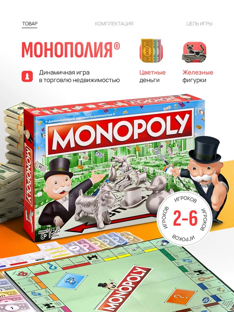 Игра настольная Классическая, экономическая, стратегическая