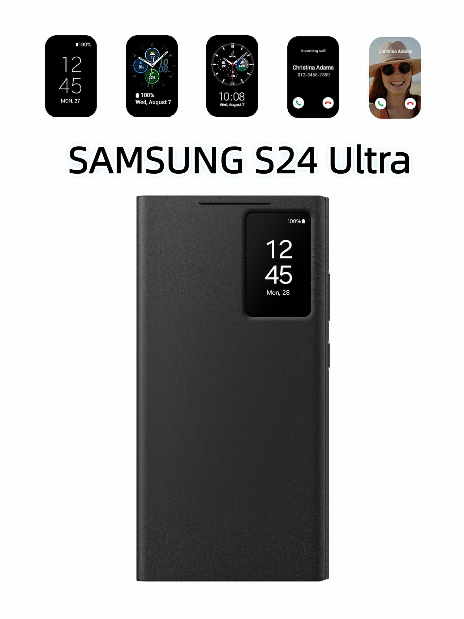 Чехол Smart View Wallet Case Samsung Galaxy S24Ultra