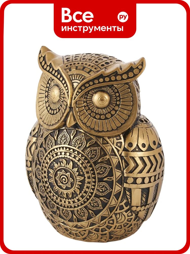 Статуэтка Gipfel GOLDEN OWL. Цвет: золотистый. Материал: полирезина. 43072