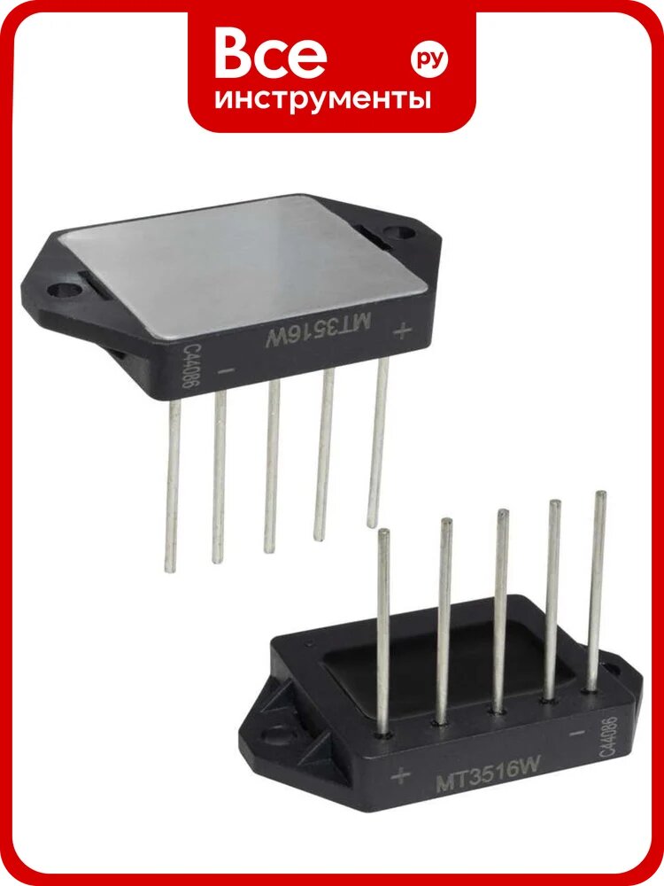 Трехфазный диодный мост RUICHI MT3516W 35А 1600V 123949