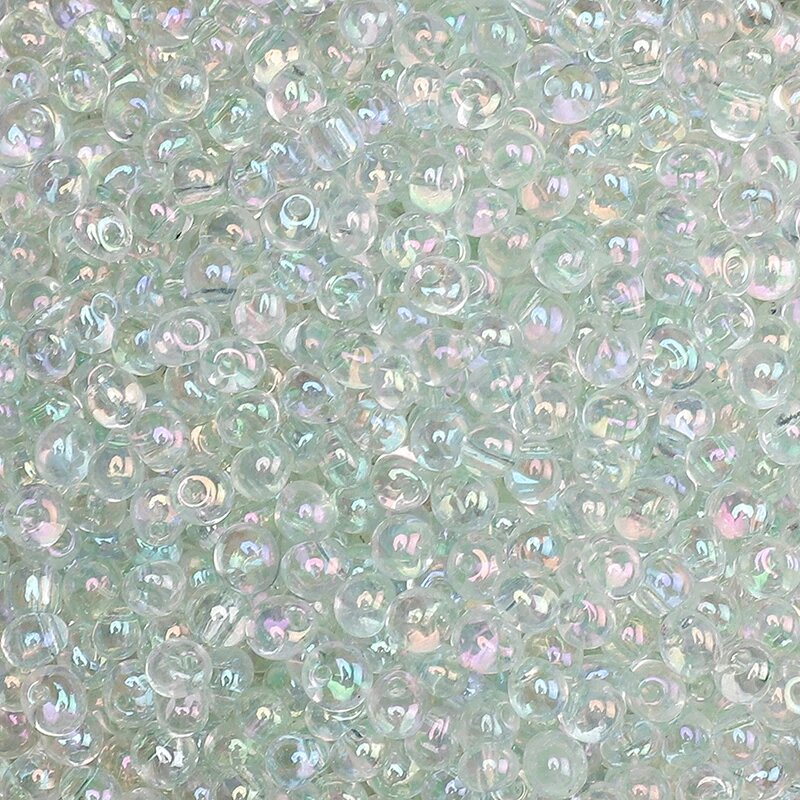 Бусины стеклянные Light Green 10г, чешские