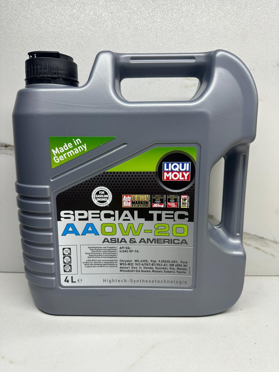 Масло моторное синтетическое Special Tec AA 0W-20, 4л, арт.8066, 9705