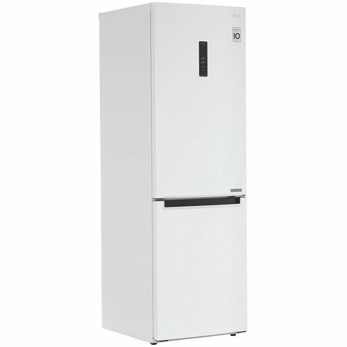 Холодильник с морозильником LG GA-B459MQSL белый